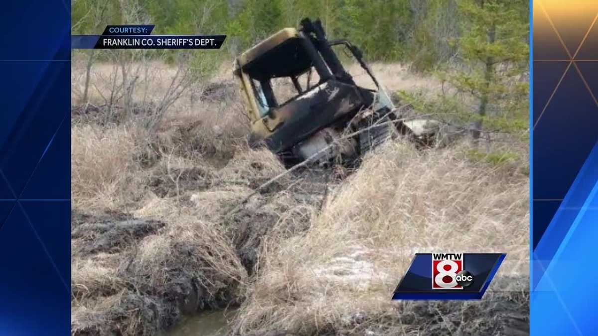 Man charged with setting bulldozer on fire