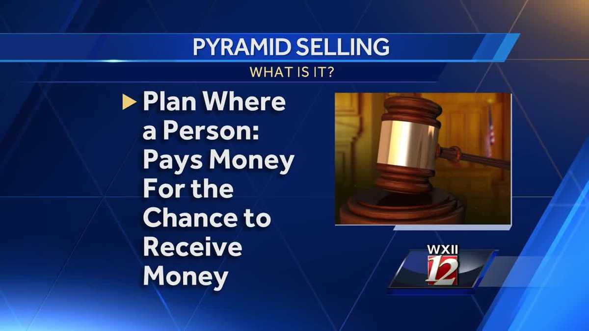 What is pyramid selling?