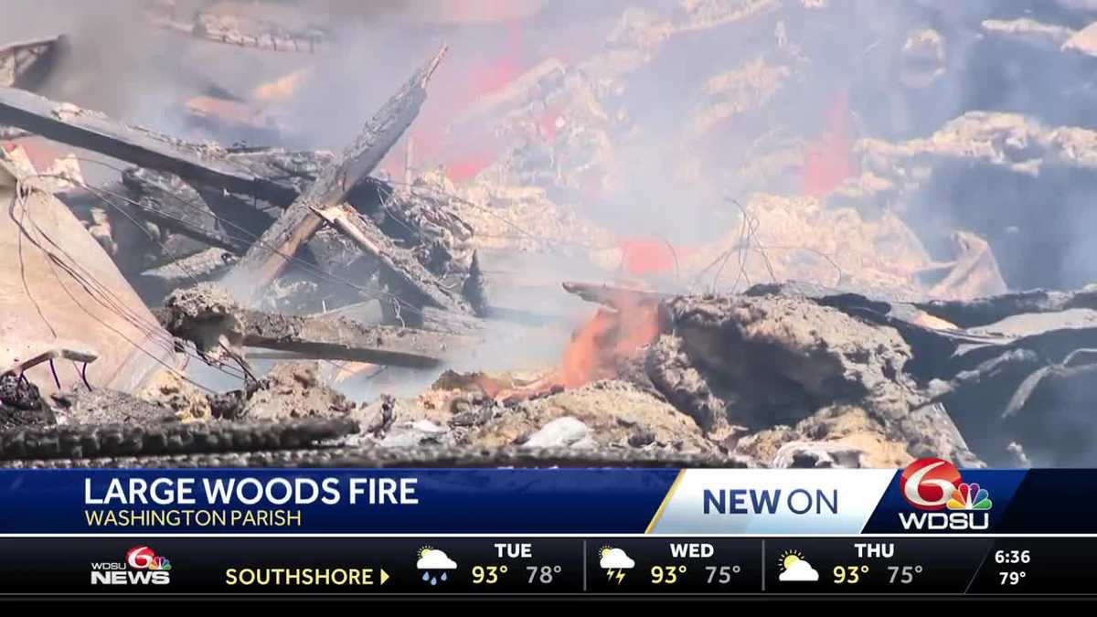 Washington Parish crews contain large fire that prompted some evacuations