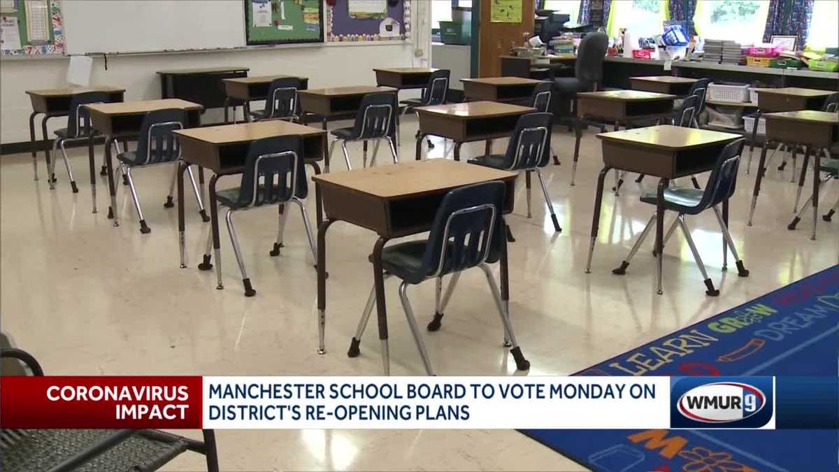 Manchester school board to vote Monday on district's reopening plans