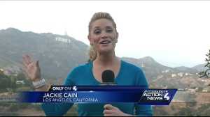 Jackie Cain in Hollywood with Dancing With The Stars' Team Boomin