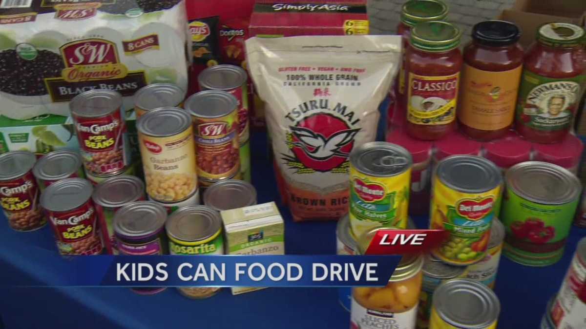 Donate food, help those in need at Kids Can! Food Drive