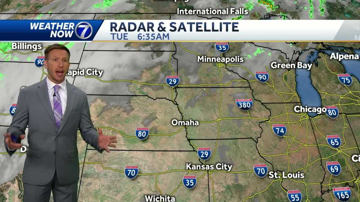 More humid Tuesday morning, staying hot and windy