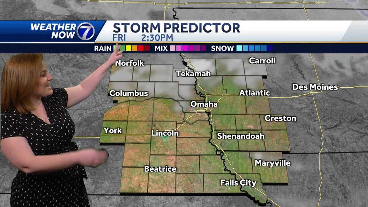 Warm and windy Friday, February 23 afternoon weather forecast