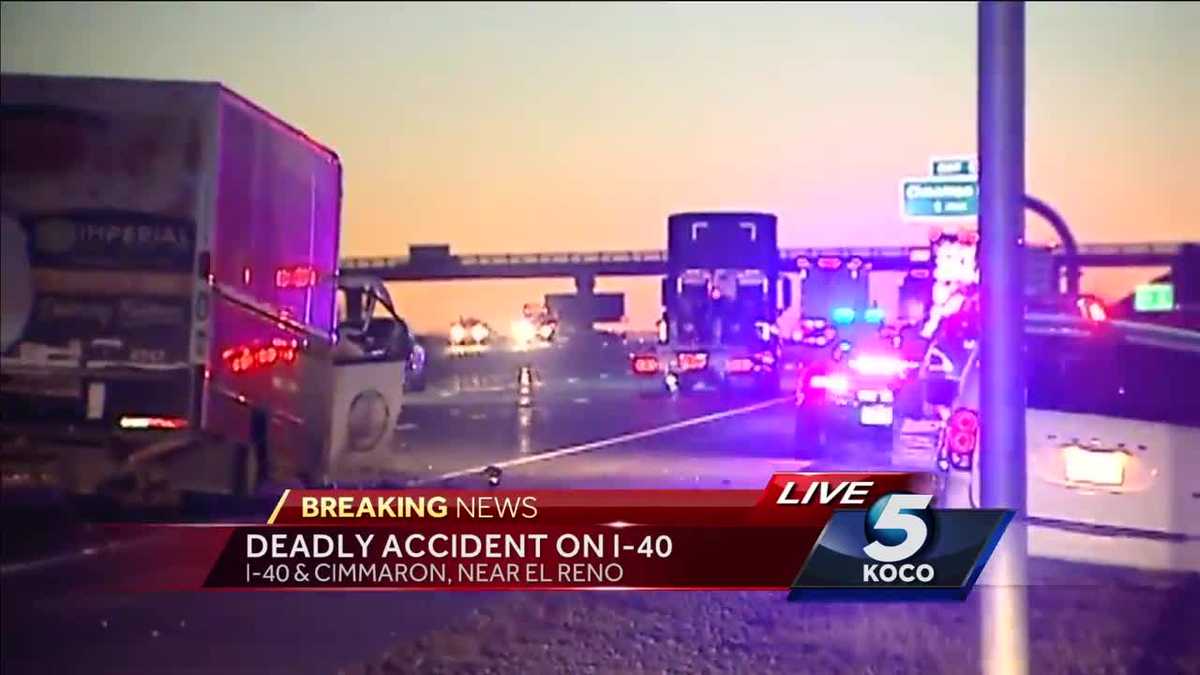 Crews on scene of deadly crash on I-40 near El Reno Crews on scene of deadly crash on I-40 near El Reno
