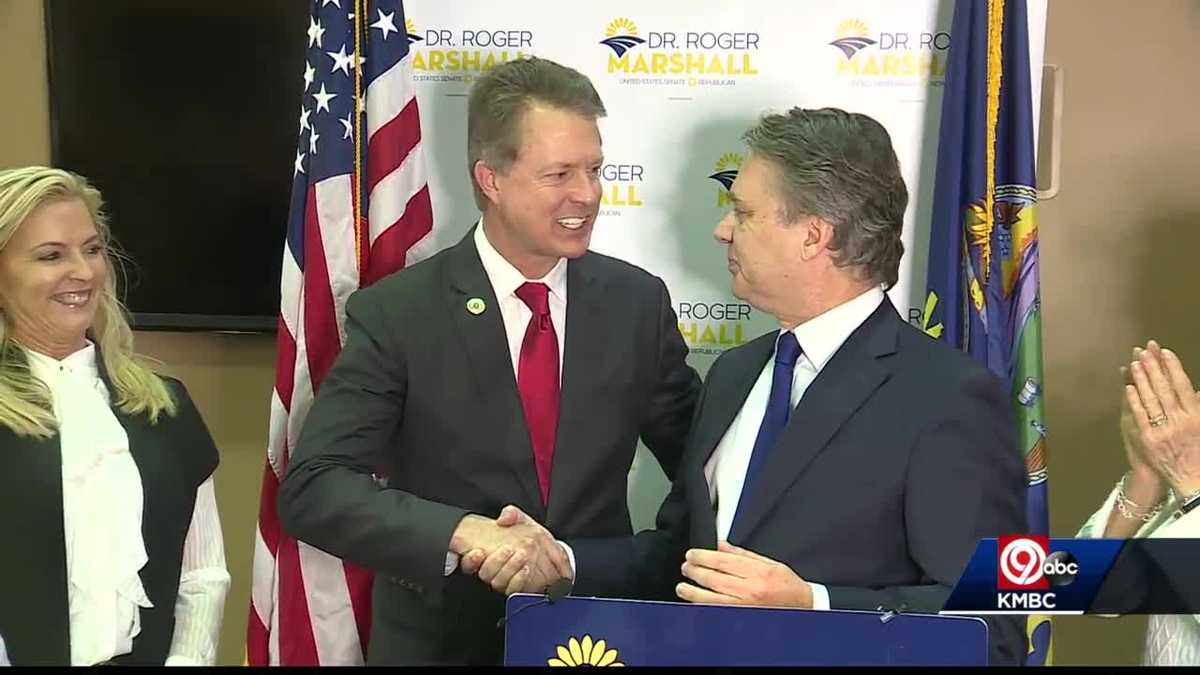 Former KS governor endorses Roger Marshall in Senate race