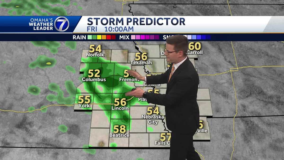 Omaha morning weather forecast for Thursday, May 22