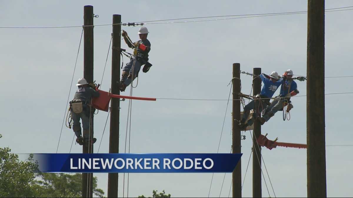 Utility crews battle it out at the Line Worker Rodeo