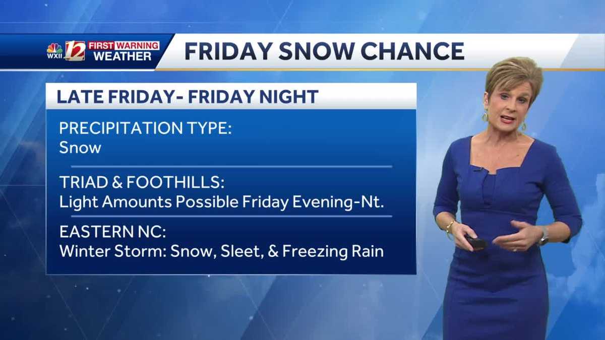 WATCH: Icy travel overnight, snow chance Friday