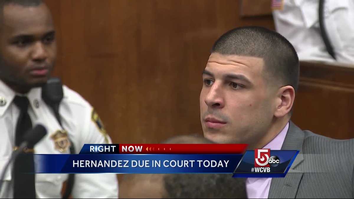 Aaron Hernandez back in court in double murder case