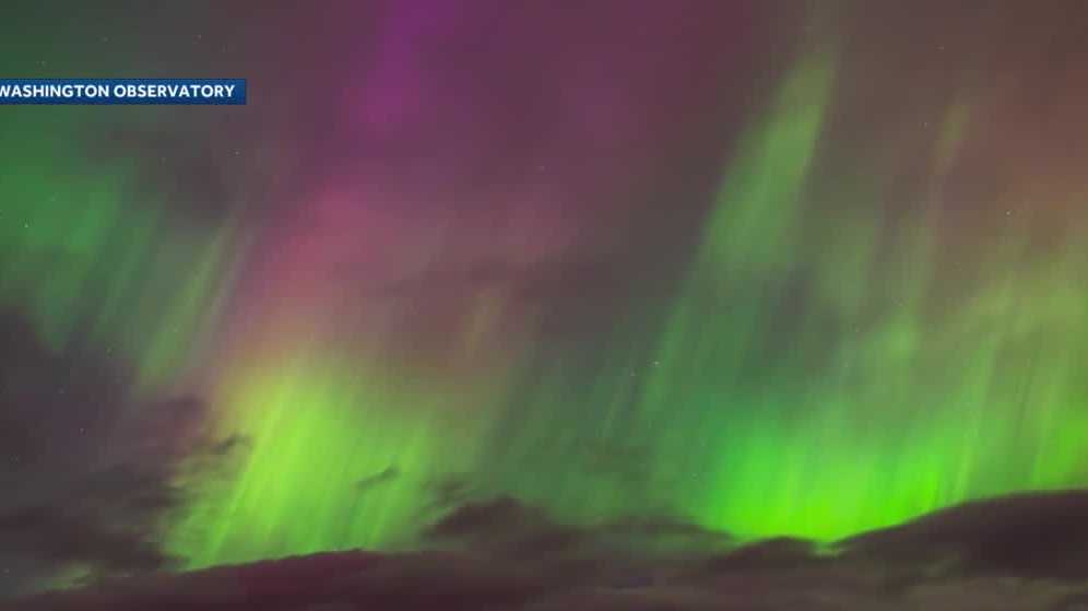 Northern lights spotted across New Hampshire sky