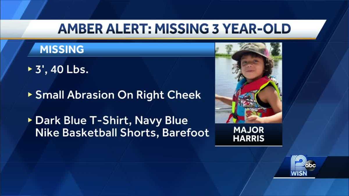 Wisconsin Amber Alert: Search for 3-year-old boy Major Harris