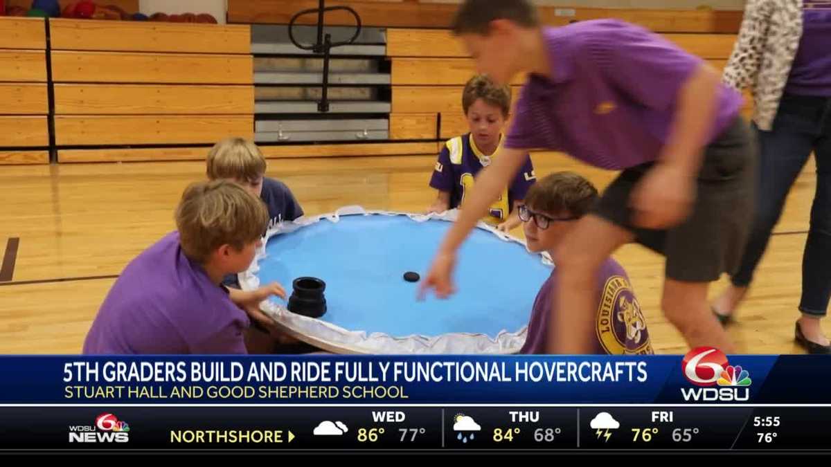 Two schools power STEM learning through hovercraft project
