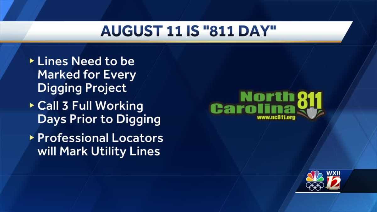 August 11th is 811 Day