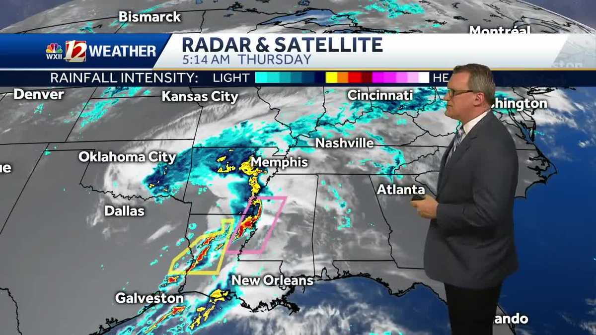 WATCH: Warm Thursday, Friday storms