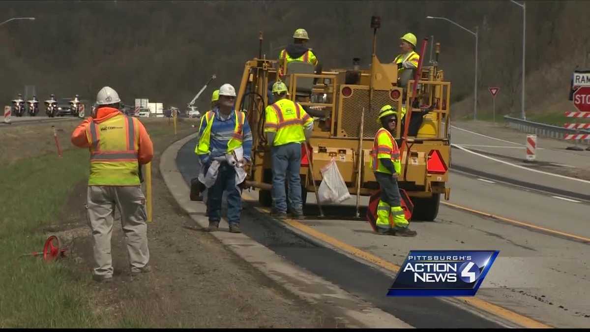 I-279 Parkway North traffic restrictions underway; construction work ...