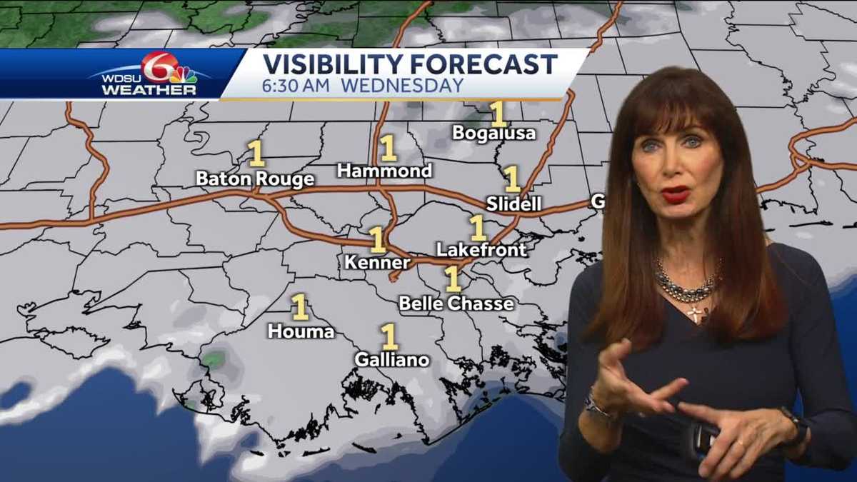 Patchy dense fog again in the morning