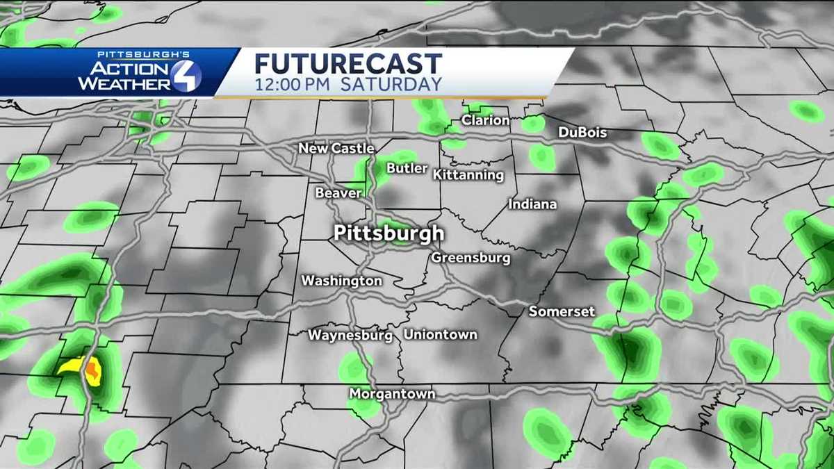 Pittsburgh's Action Weather forecast: Scattered showers and ...