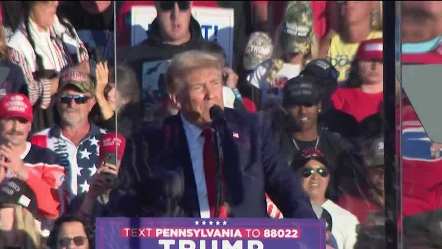 Trump holds rally in Butler; Returns to site of assassination attempt