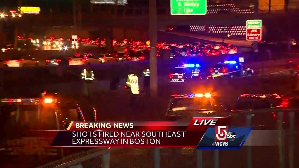 Shots fired near Southeast Expressway in Boston