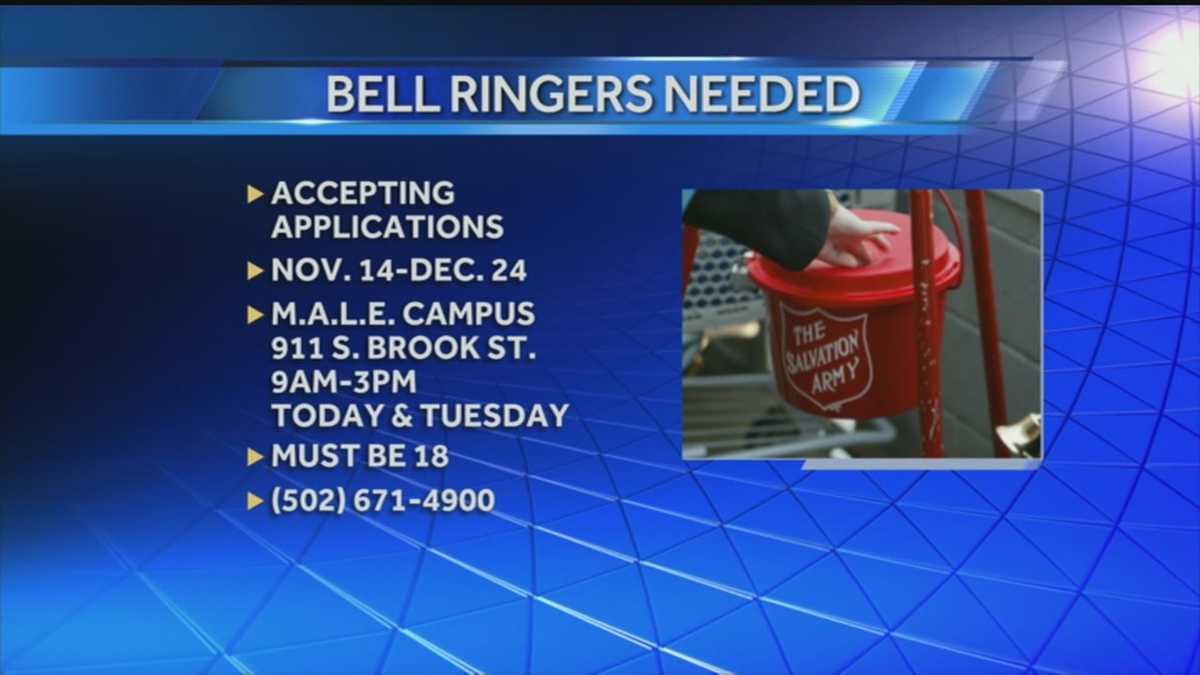 Salvation Army accepting applications for bell ringers