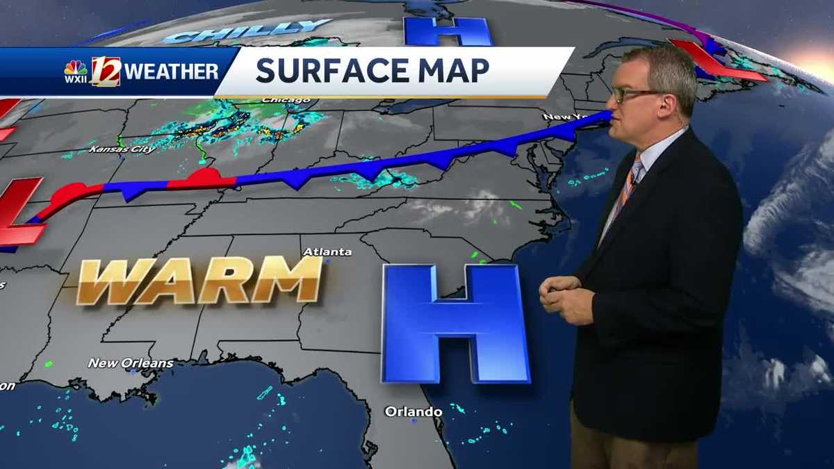 WATCH: Cold front brings weekend weather changes