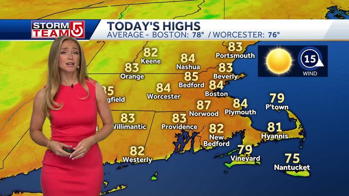 Video: Warm, sunny weather closes out the weekend