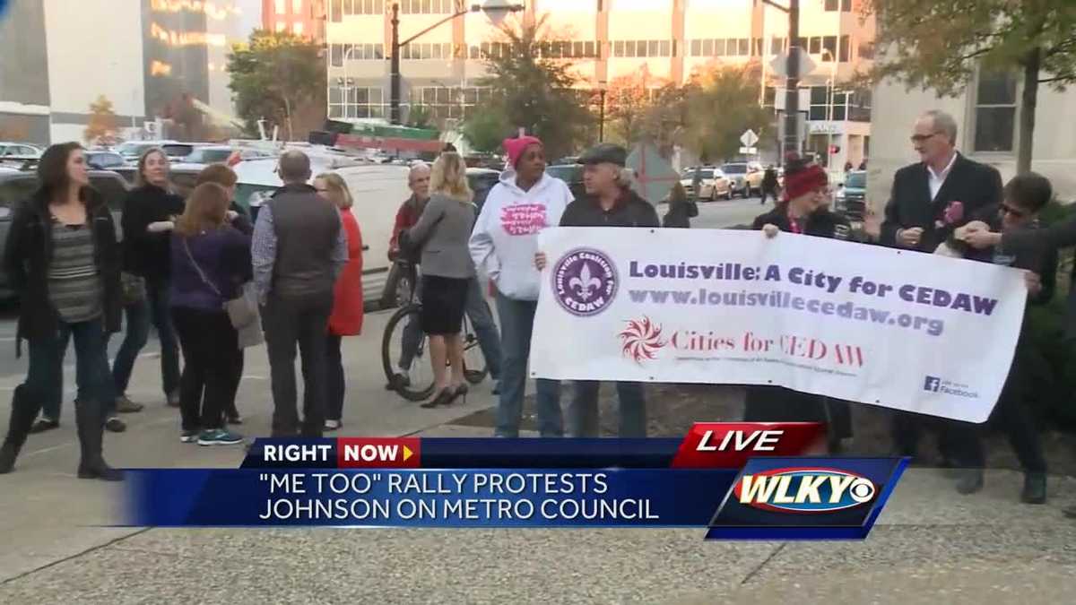 Me Too rally protests Dan Johnson on Metro Council