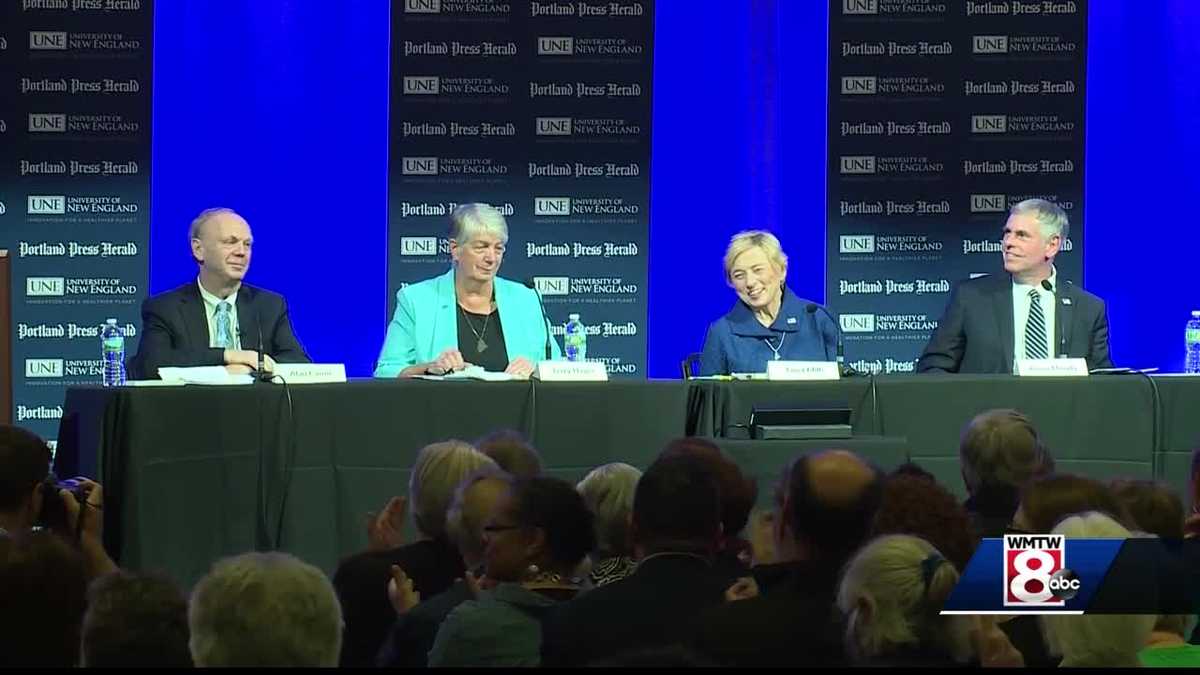 Maine gubernatorial candidates debate climate change, #MeToo movement