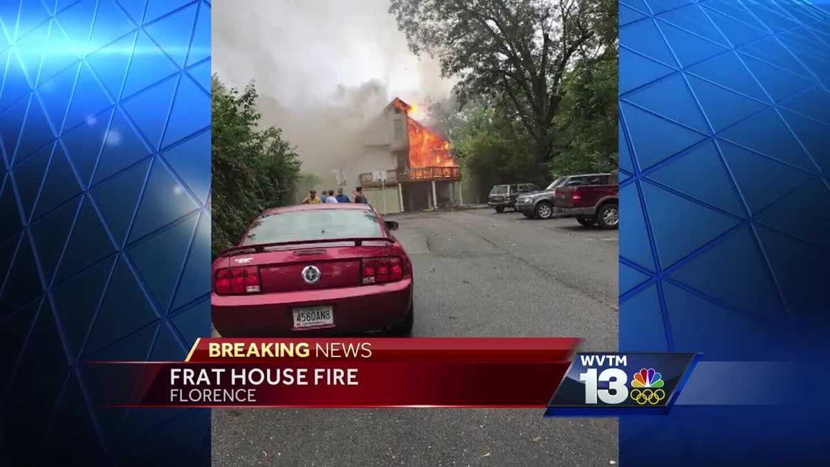 House fire at UNA fraternity house in Florence