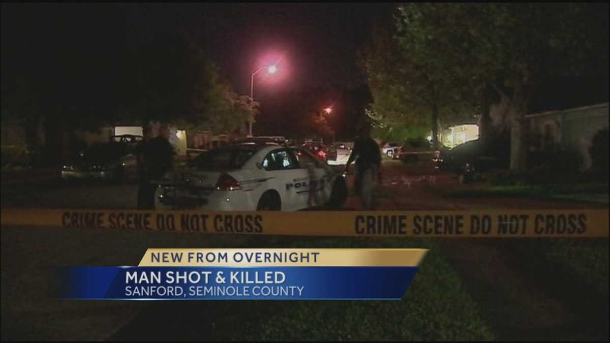 Man dies in Sanford shooting