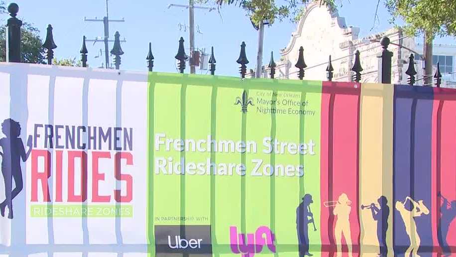 New Orleans partners Uber, Lyft for Frenchmen Rideshare Program