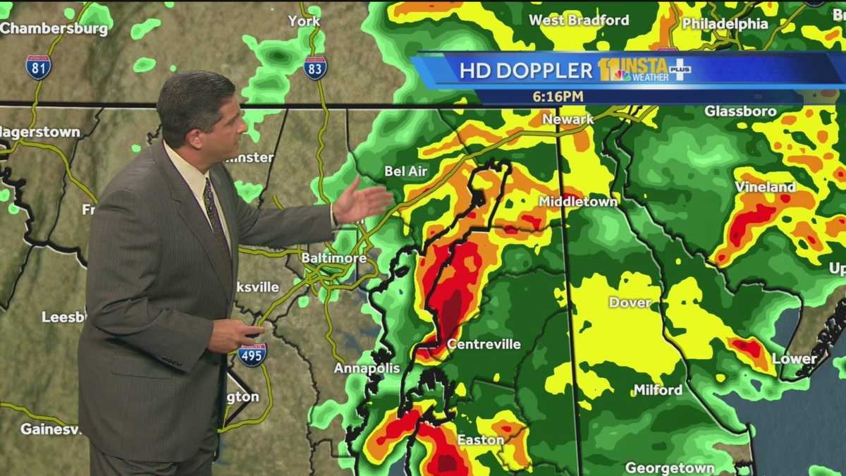 Storms Move Through Maryland