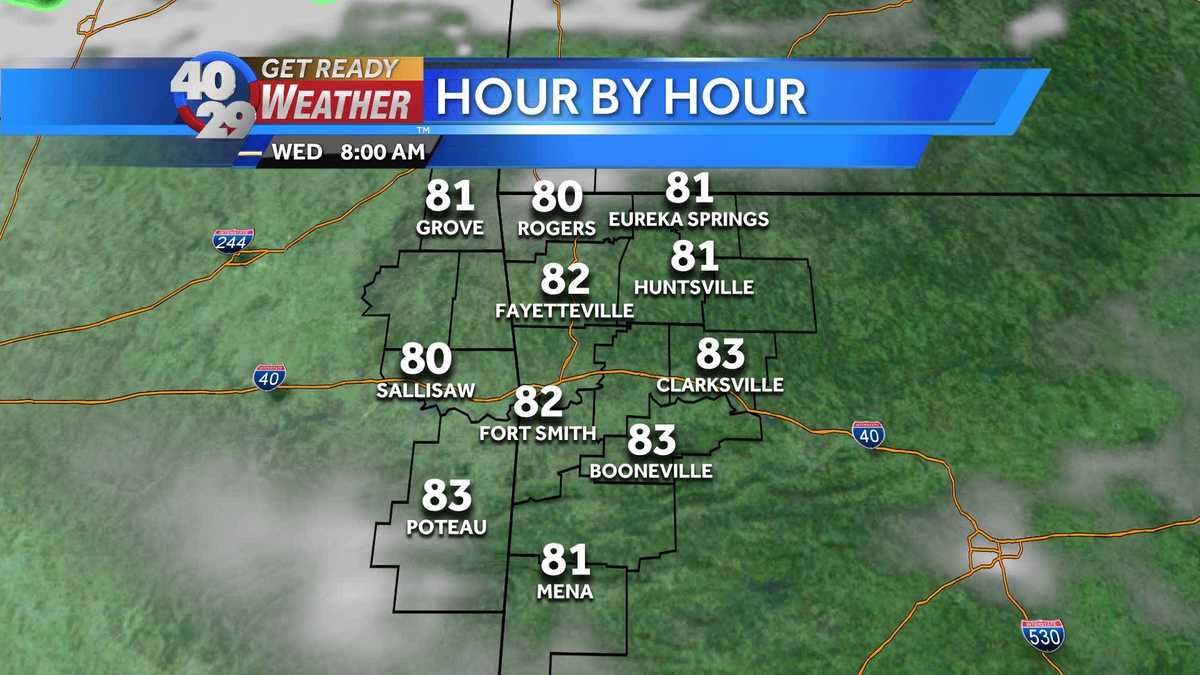 4029 AM Wednesday Hour by Hour Forecast July 29th