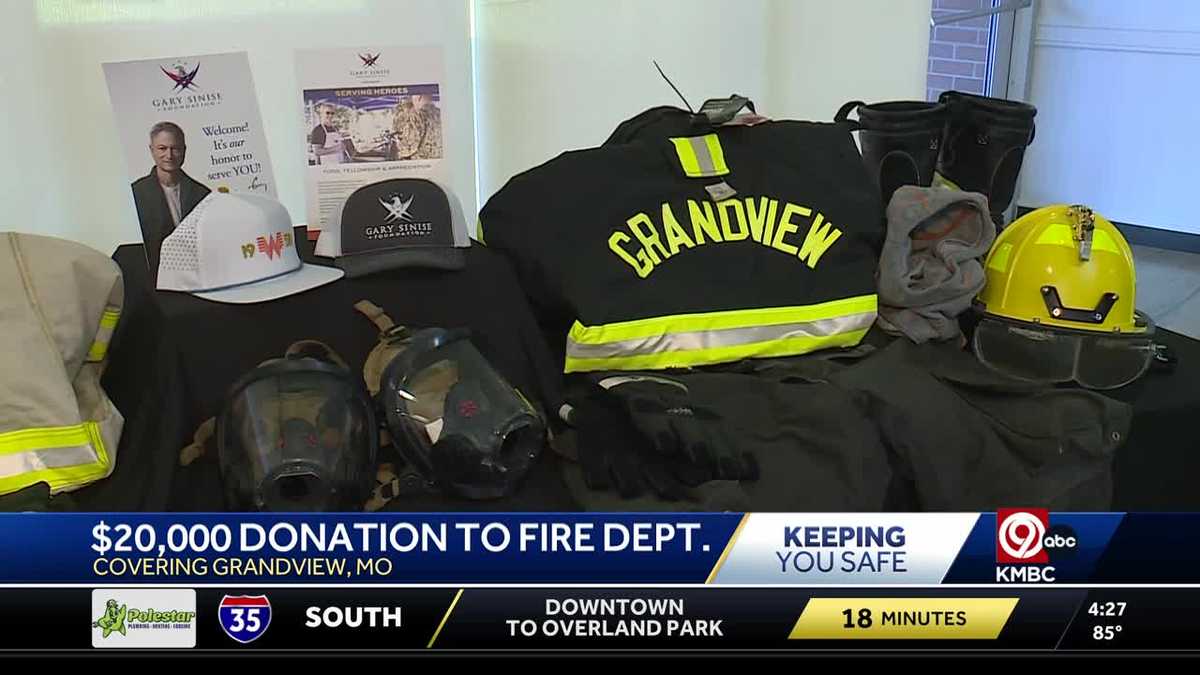 Grandview Fire Department receives $20,000 grant for equipment