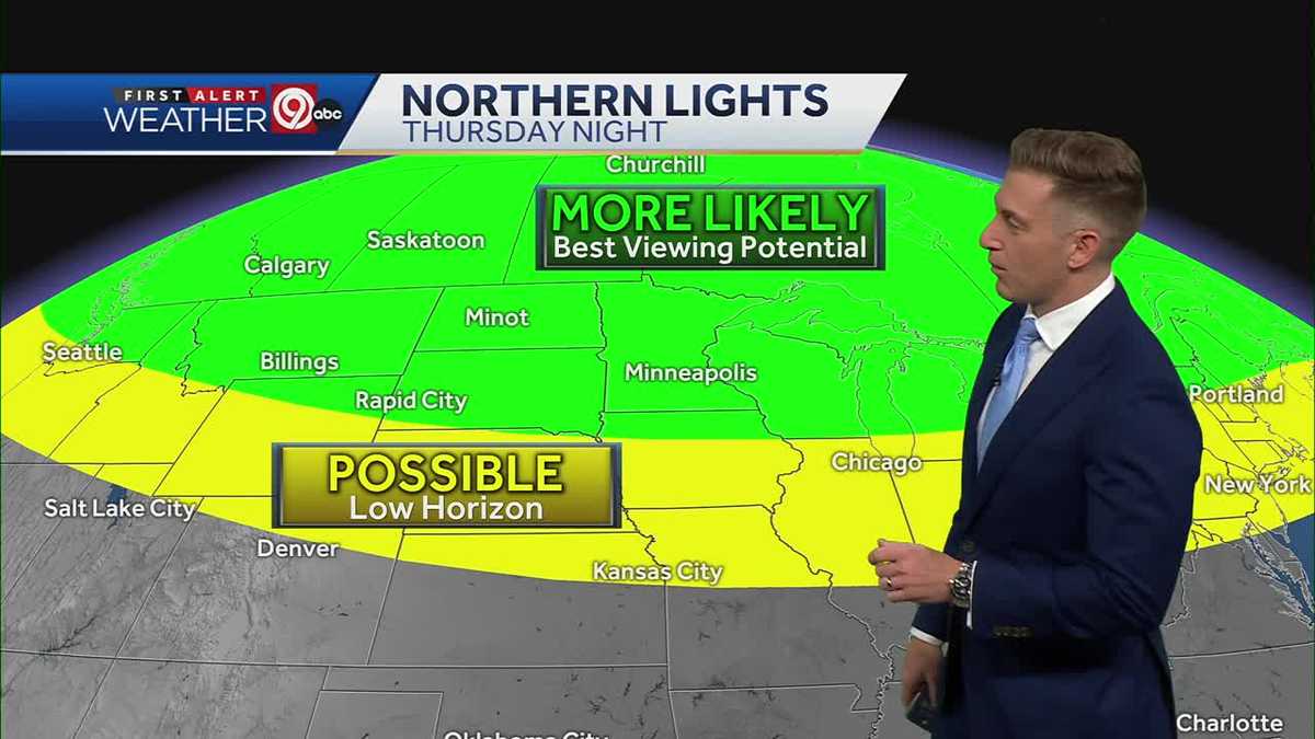 Kansas City could see northern lights aurora borealis Thursday