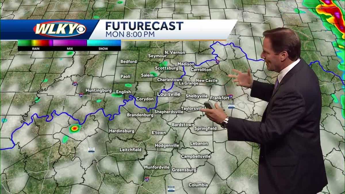 Warm and humid, shower still possible