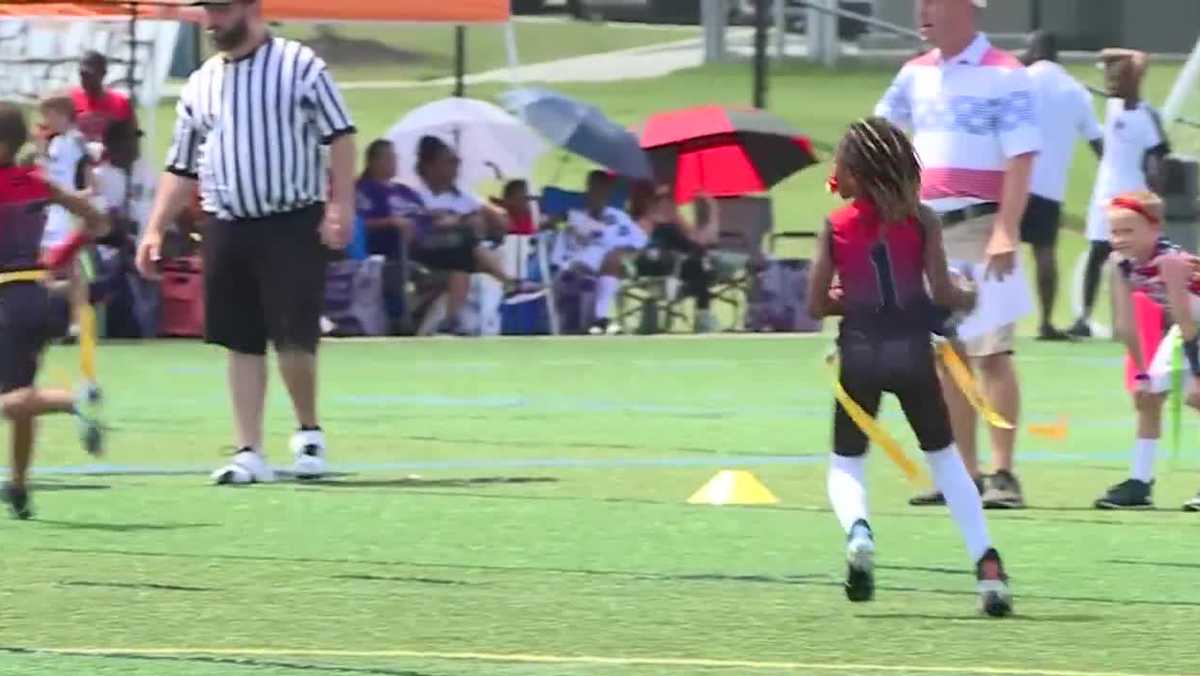NFL Flag Football League Game for HABD youth