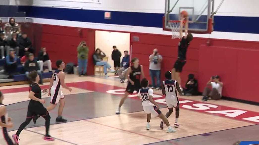 Bedford vs. Manchester Memorial basketball