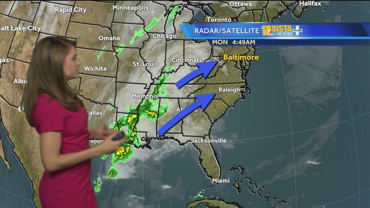 Ava: 50s, less wind Monday: Rain expected Tuesday