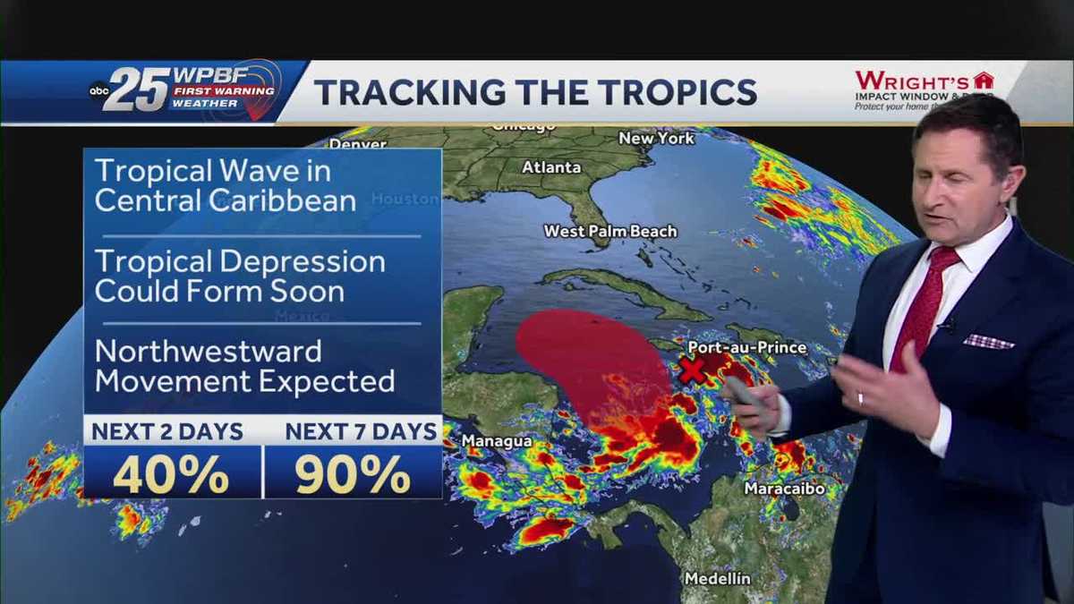Cold fronts on the way; tropical wave has 90% chance of development in ...