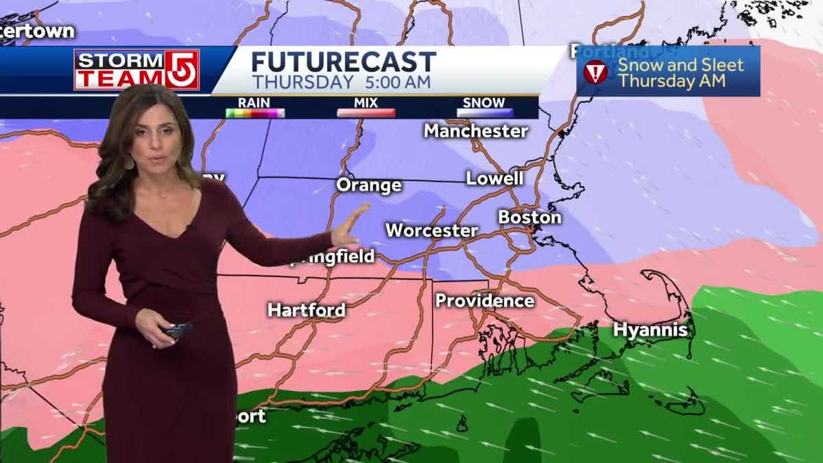 Video: Snow, rain in forecast this week