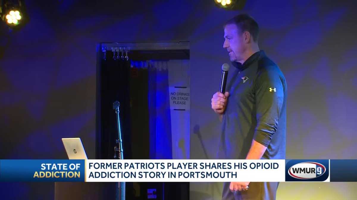 Former Patriots player shares his opioid addiction story in Portsmouth