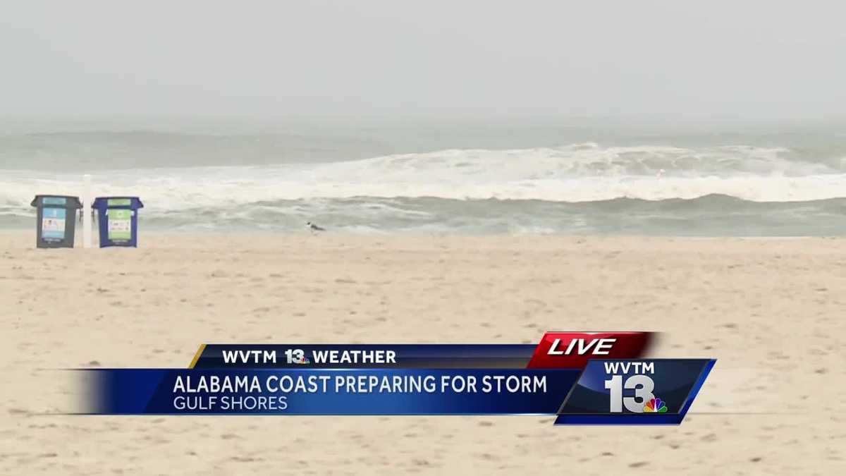 Alabama coast preparing for tropical storm