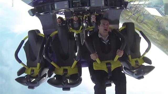 News 5's Andrew Setters rides the Banshee