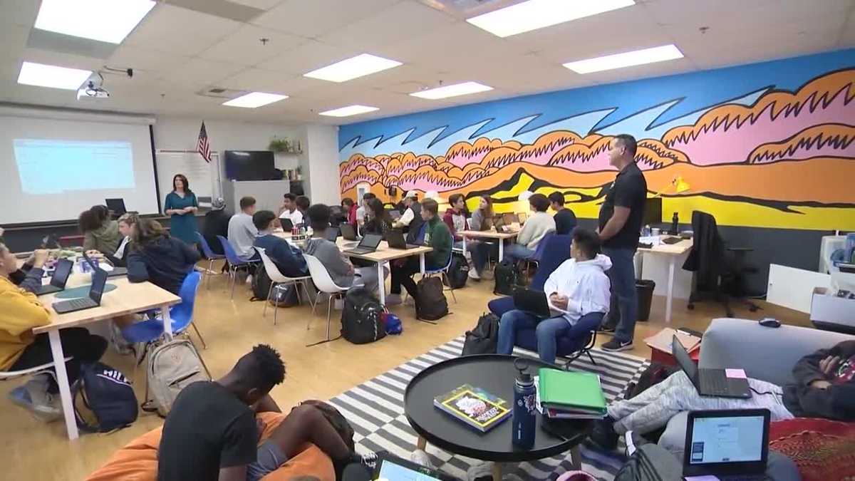 Teacher sees colorful classroom as key to inspiration