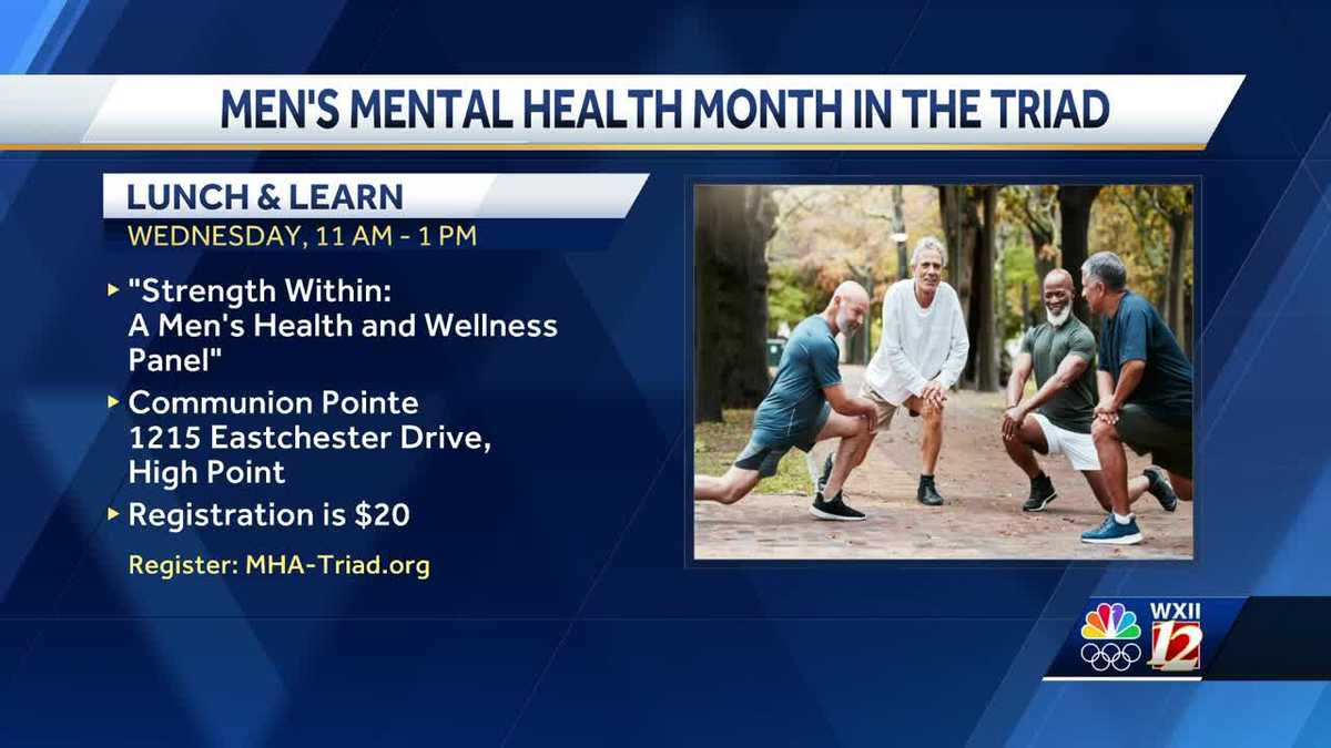 Mental Health Associates of Triad holdd Men's Health Lunch and Learn