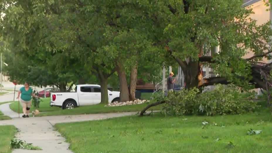 Omaha highest wind gust reports Wednesday's severe storms