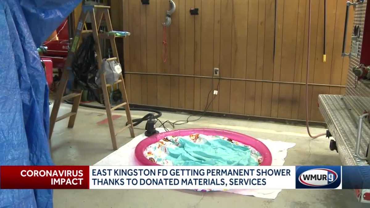 New Hampshire fire department to get permanent shower thanks to donations