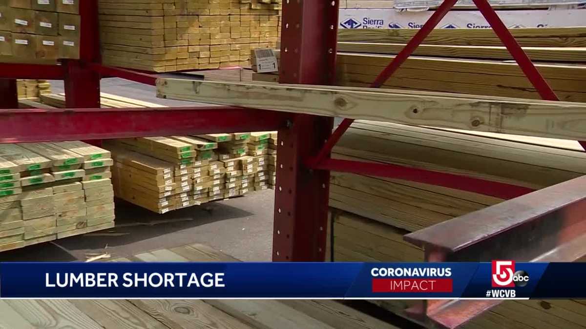 Pandemic creating lumber shortage